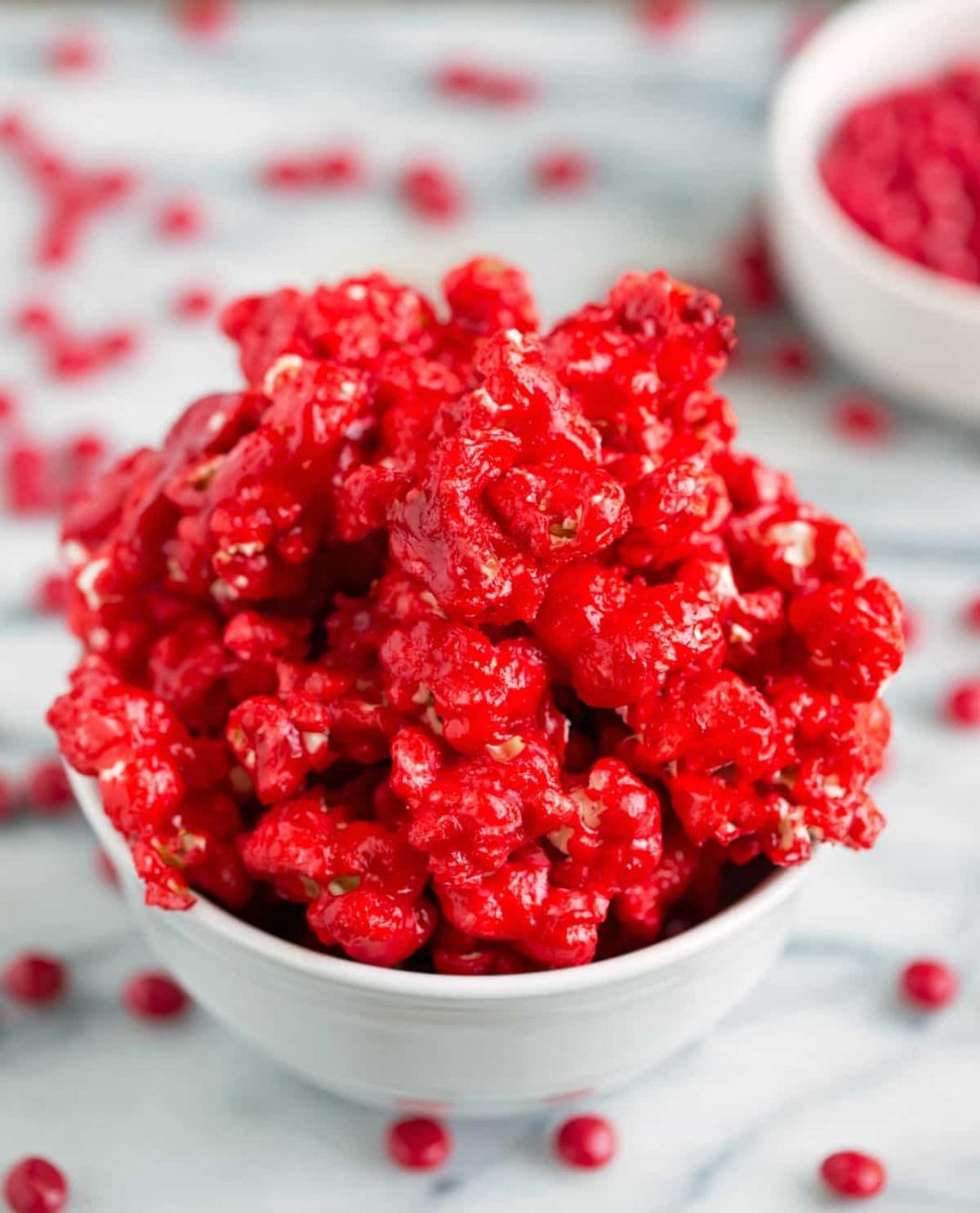 Red Hot Cinnamon Popcorn - I Heart Eating