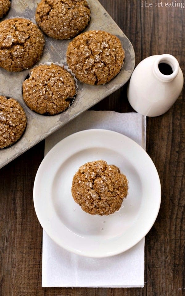 Gingerbread Muffins - I Heart Eating