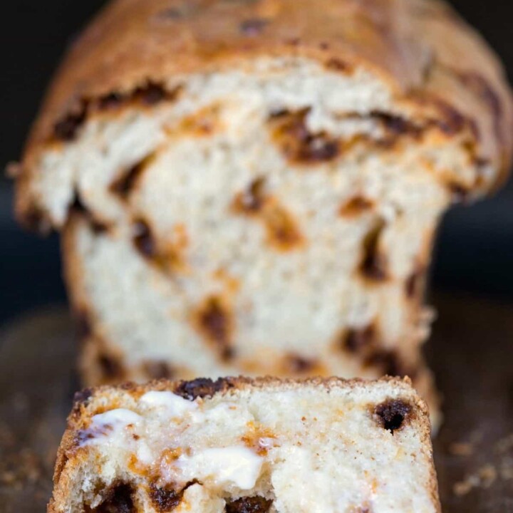 Cinnamon Chip Bread Recipe - I Heart Eating