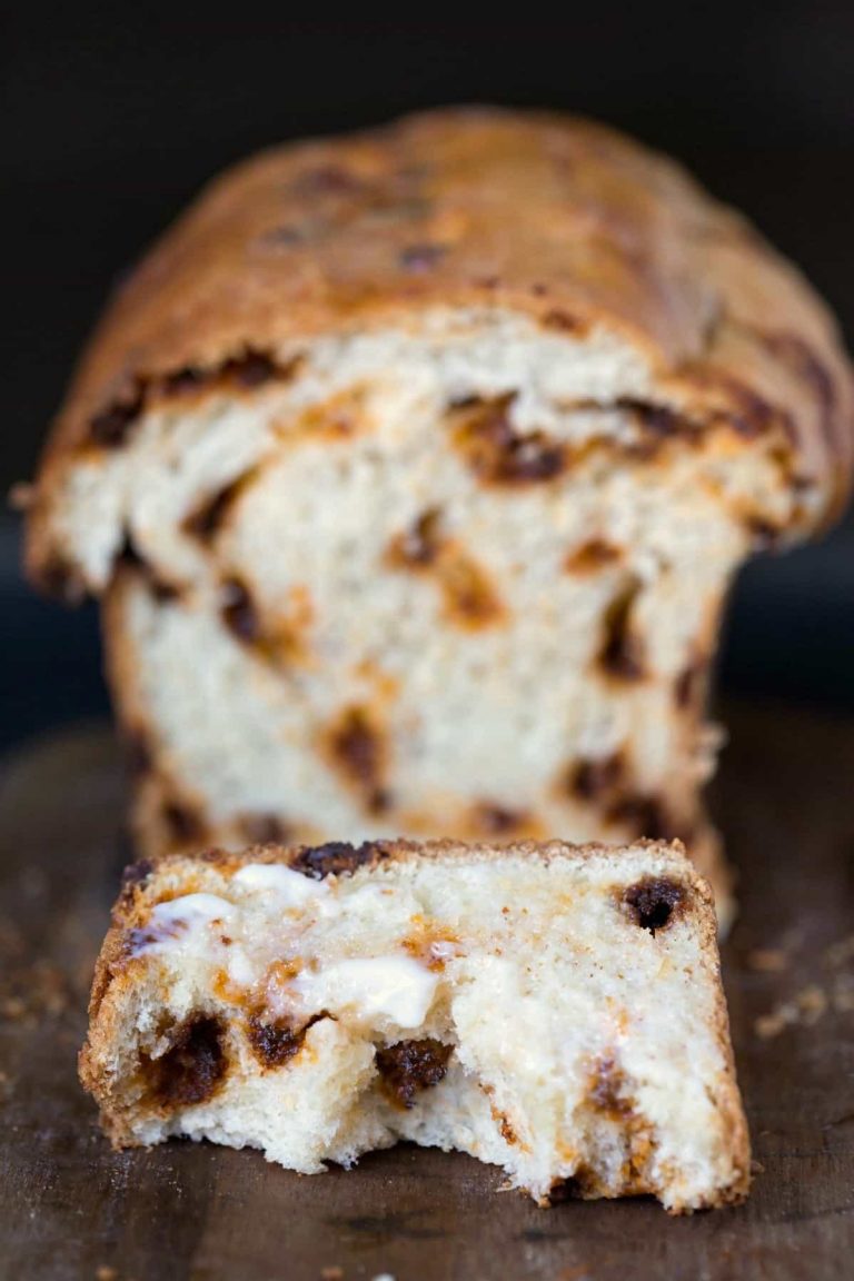 Cinnamon Chip Bread Recipe - I Heart Eating