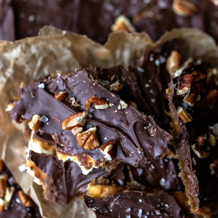 Saltine Toffee - Christmas Crack - I Heart Eating