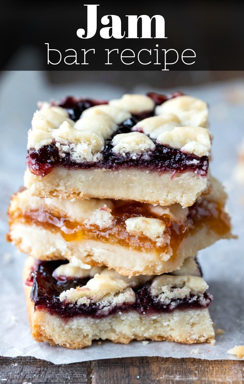 Jam Bars - I Heart Eating