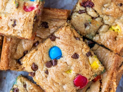 M M Cookie Bars
