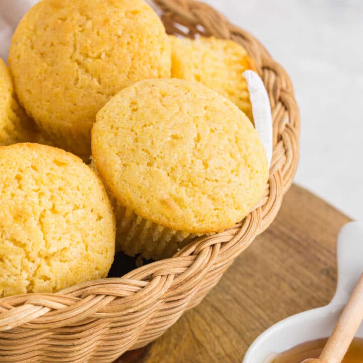 Sweet Cornbread with Cake Mix - I Heart Eating