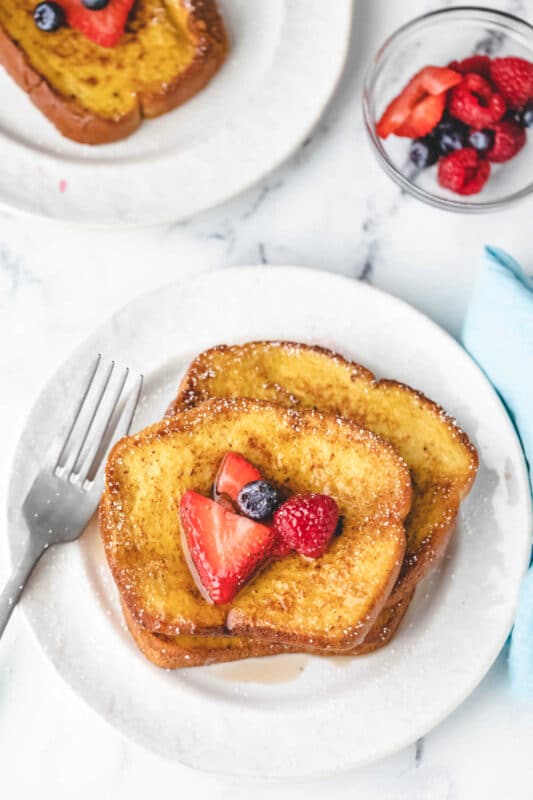 Simple Brioche French Toast Recipe - I Heart Eating