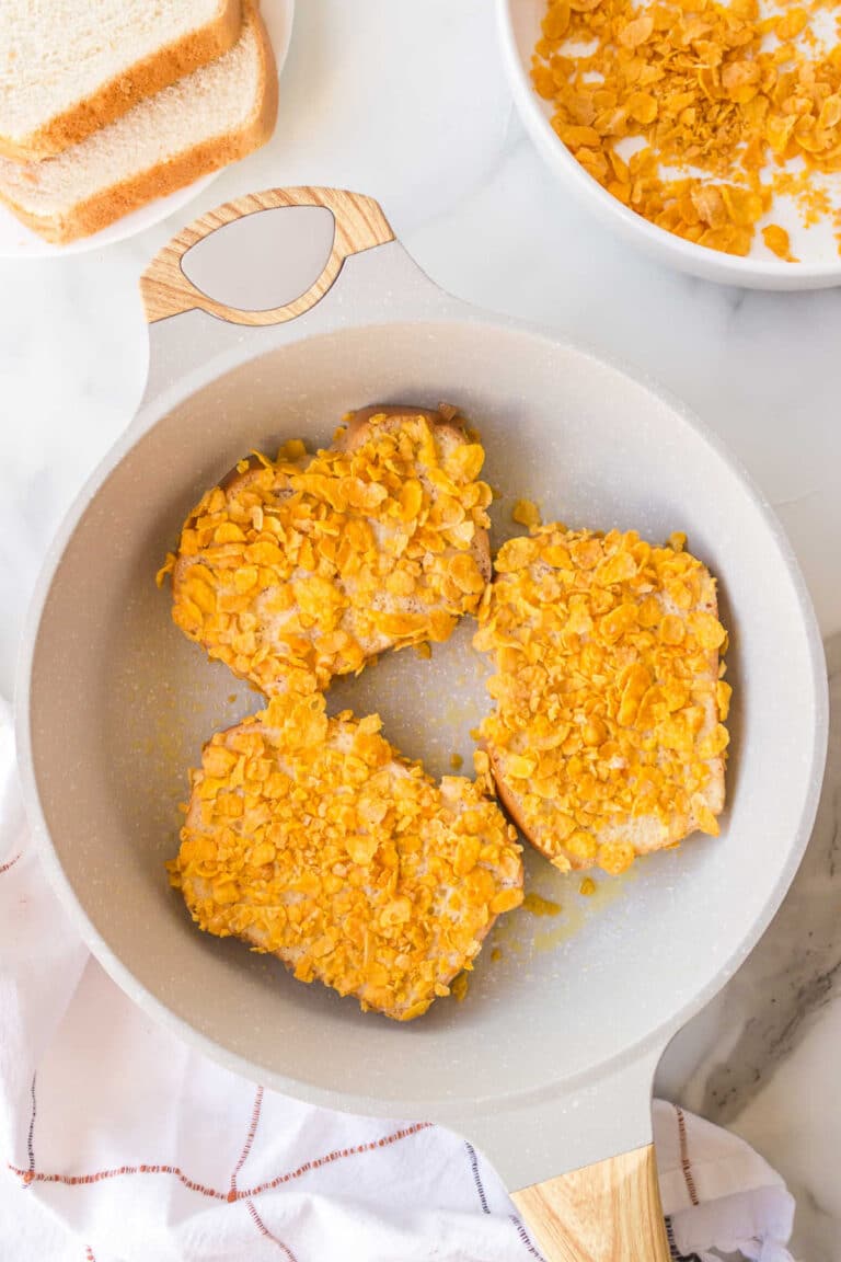 Cornflake French Toast Recipe - I Heart Eating