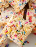 Funfetti Rice Krispies Treats - I Heart Eating