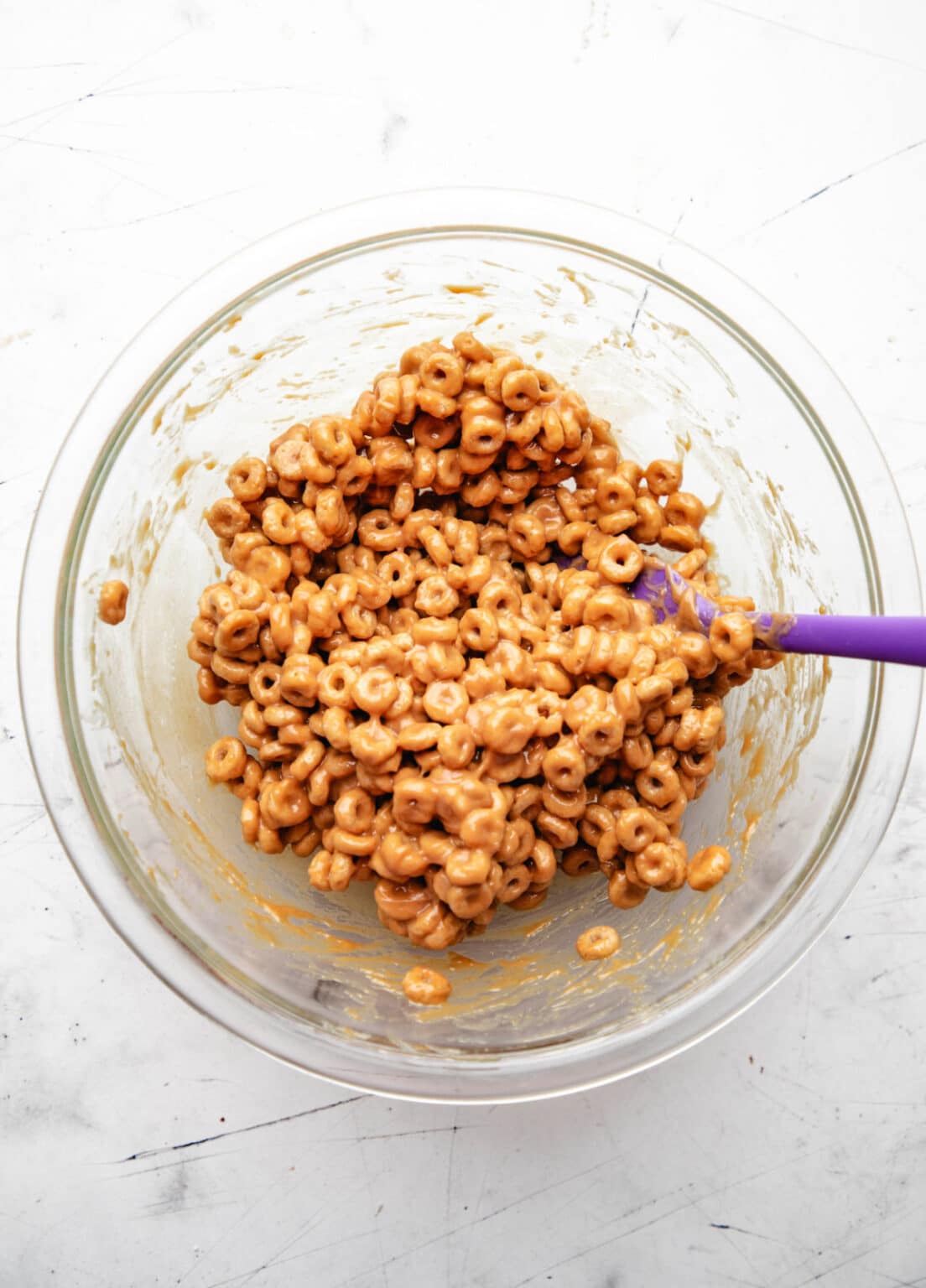 Peanut Butter Cheerio Bars (Three Ingredients) - I Heart Eating