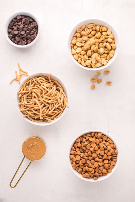 No Bake Chow Mein Noodle Cookies - I Heart Eating