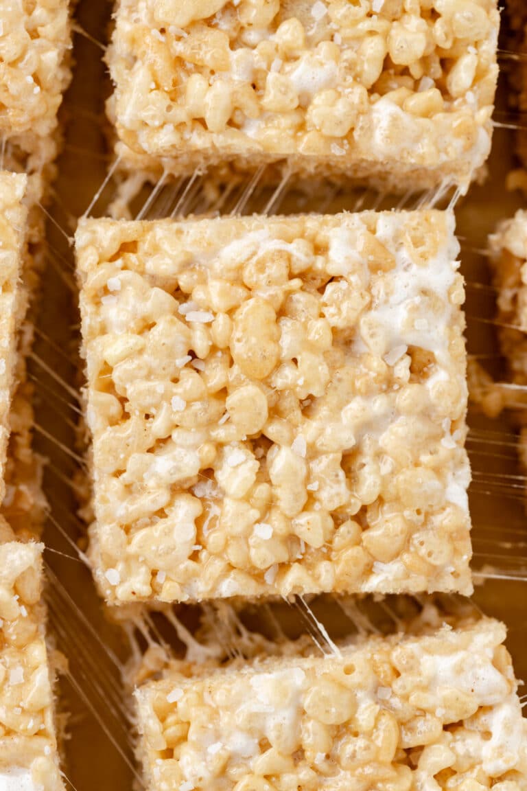 Brown Butter Rice Krispies Treats - I Heart Eating