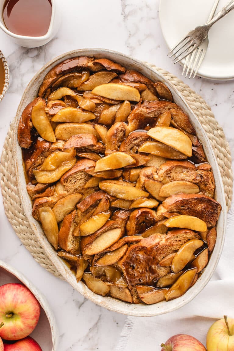 Apple Baked French Toast - I Heart Eating
