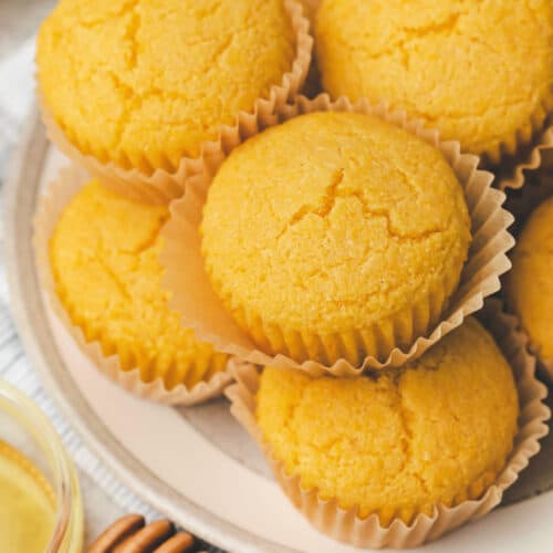 Sweet Cornbread with Cake Mix - I Heart Eating