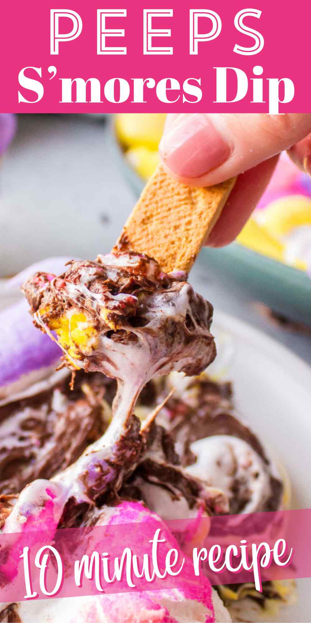 Peeps S'mores Dip - I Heart Eating