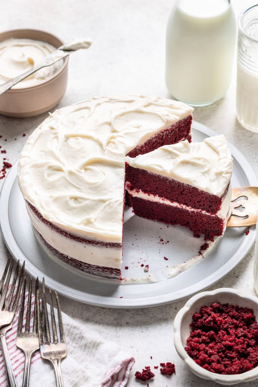 Red Velvet Layer Cake Recipe - I Heart Eating