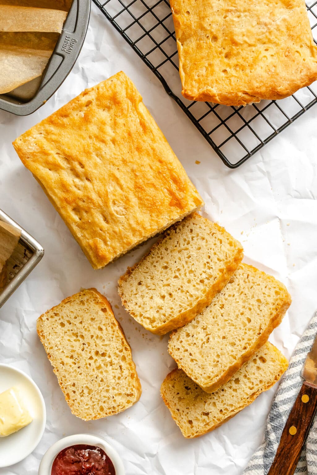 Easy English Muffin Bread Recipe - I Heart Eating