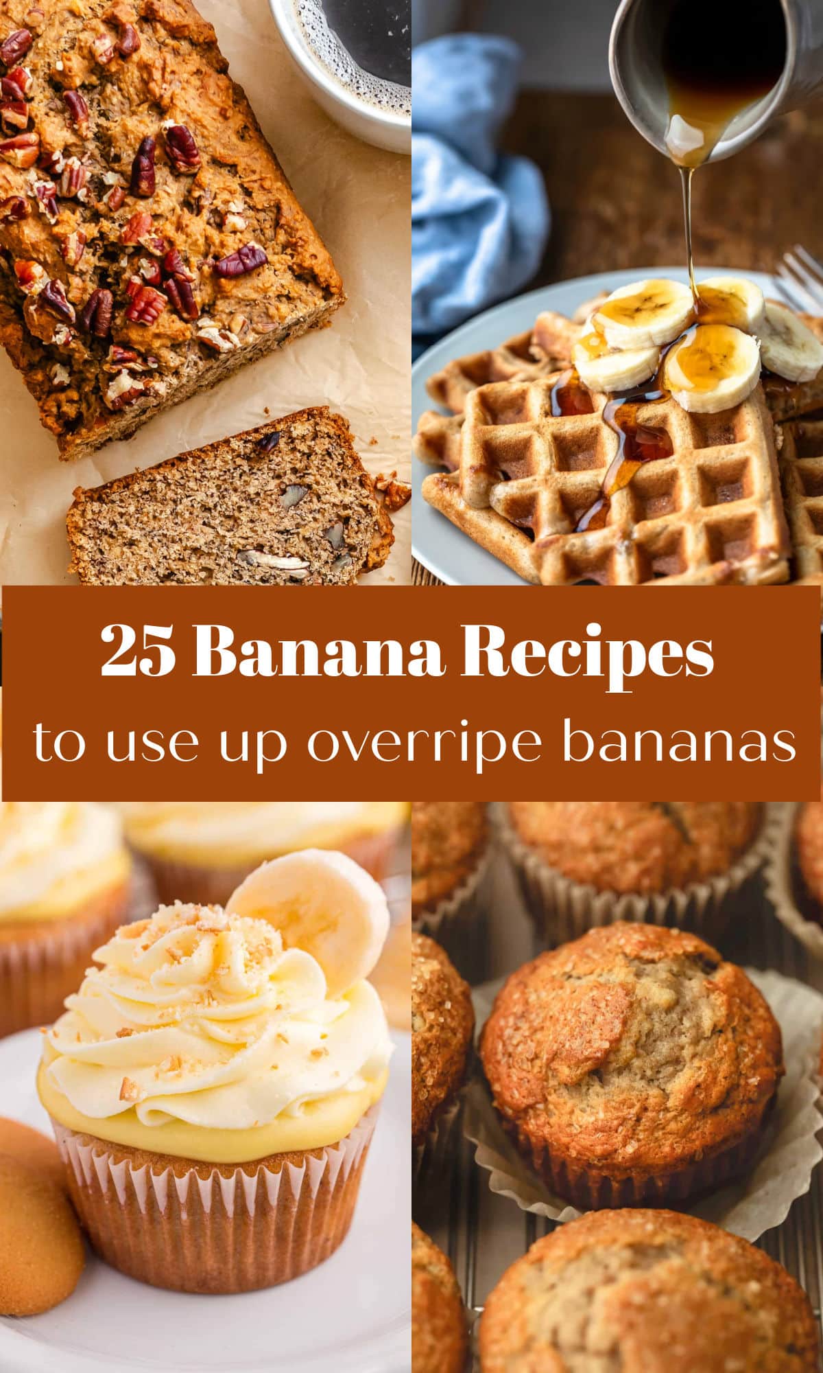 Banana Recipes to Use Up Overripe Bananas (Desserts, Breads ...