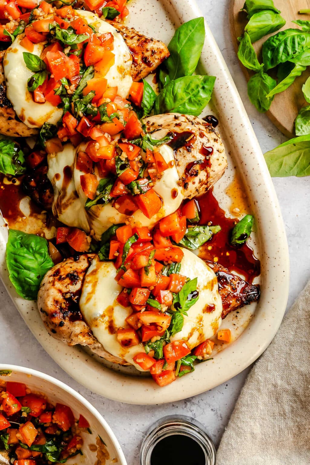 Grilled Bruschetta Chicken - I Heart Eating